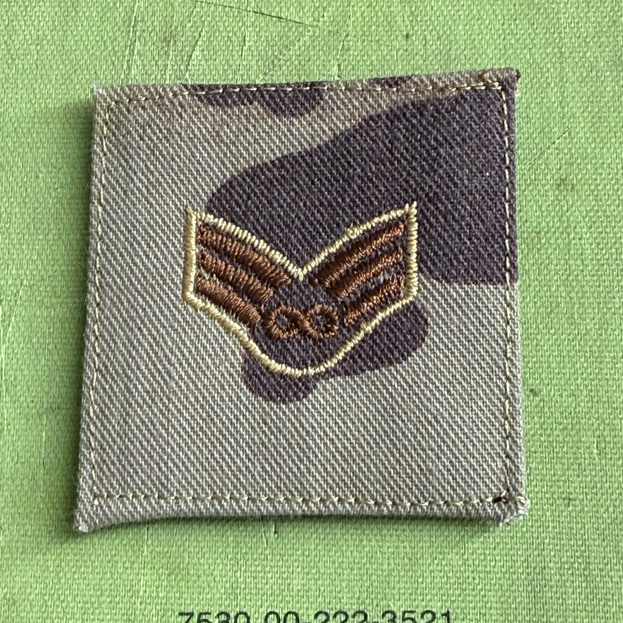 AIR FORCE EMBROIDERED RANK – patch22